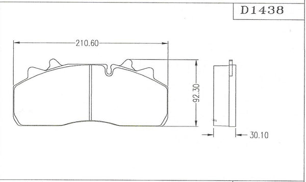 D1438-HP Disc Pad – The Clutch Works